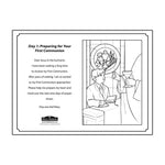 First Communion Novena Coloring Download | Holy Heroes