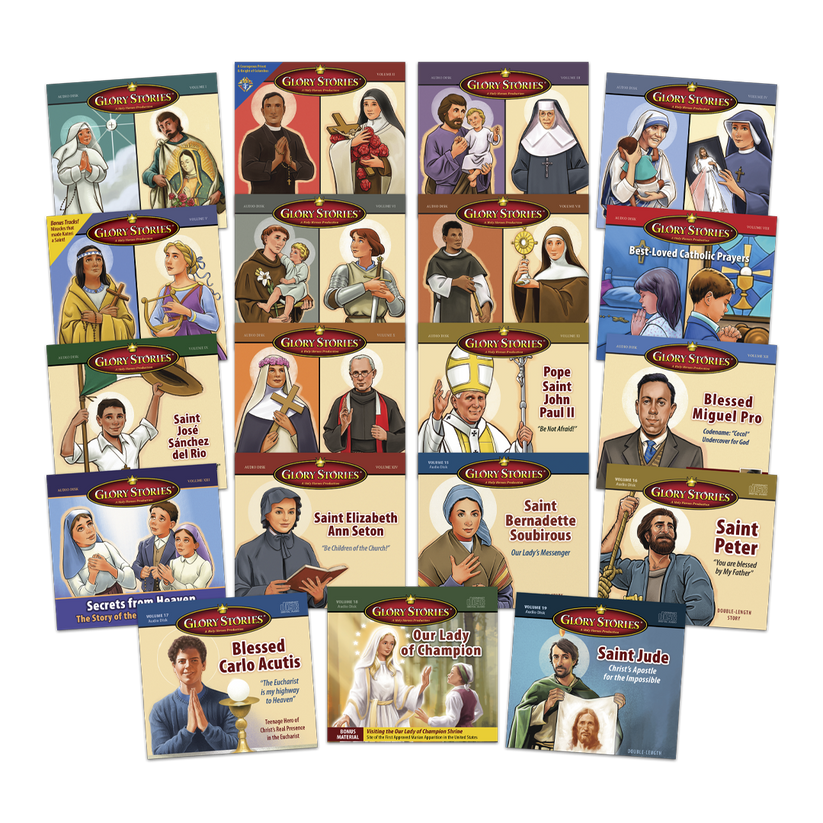 Glory Stories Complete CD Set - Catholic Saint Stories for Kids! – Holy ...