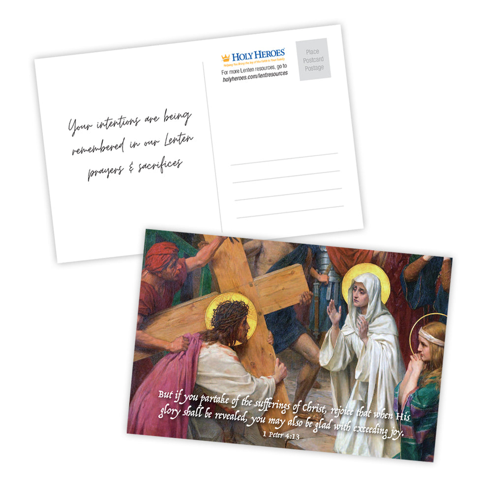 Lenten Daily Prayer & Sacrifice Cards (40 card set) – Holy Heroes