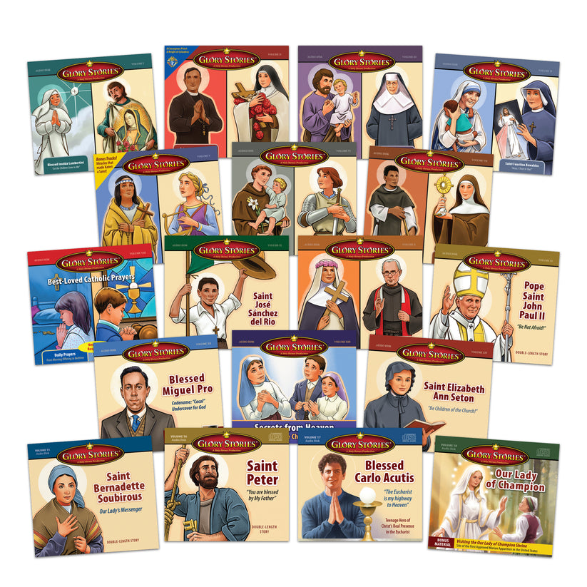 Glory Stories Complete CD Set - Catholic Saint Stories for Kids! – Holy ...