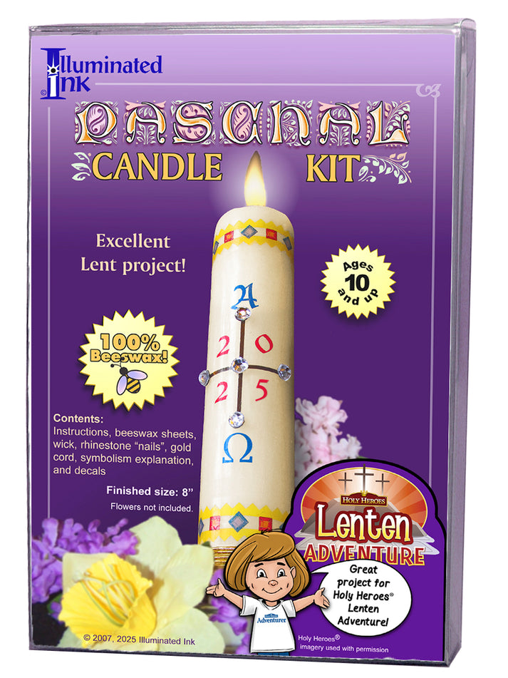 Make Your Own Paschal Candle Kit - Easter Craft – Holy Heroes