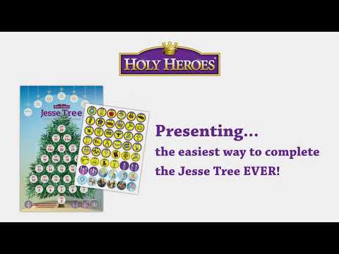 Jesse Tree Easy-to-Make Kit - Catholic Advent Resources – Holy Heroes