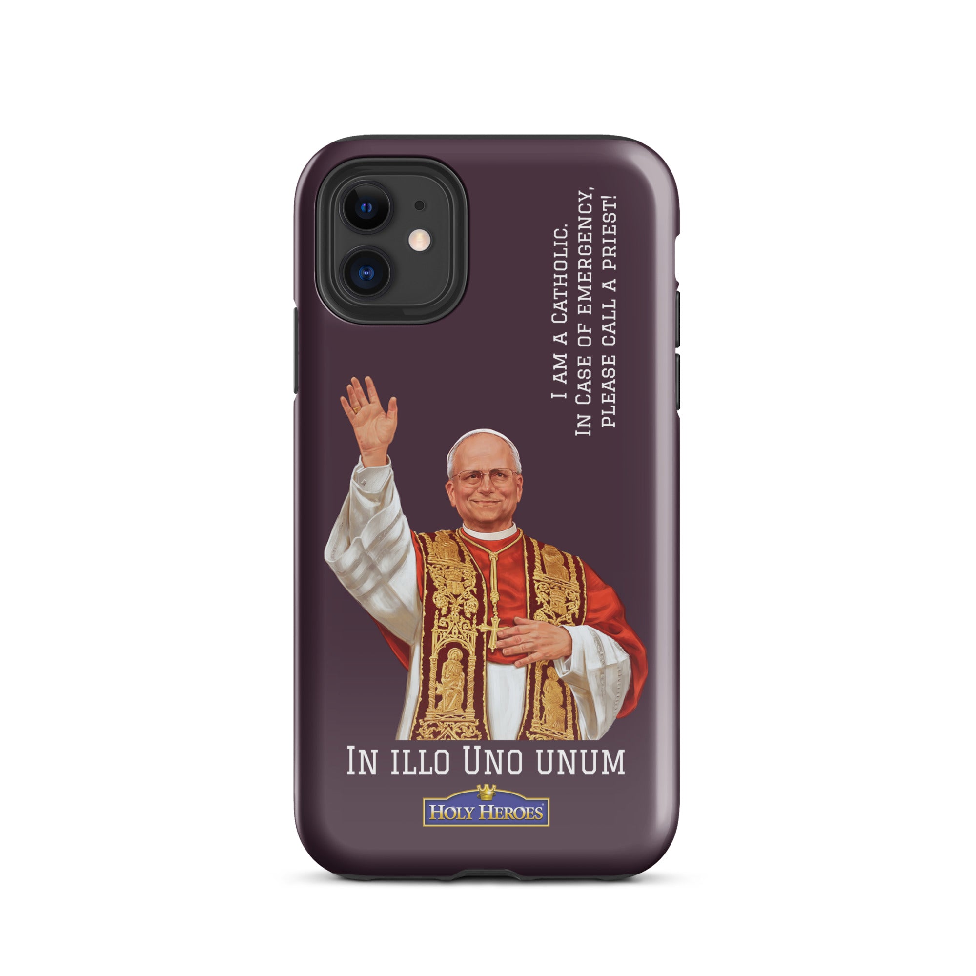 Pope Leo XIV "I am a Catholic" Tough Case for iPhone® – Holy Heroes