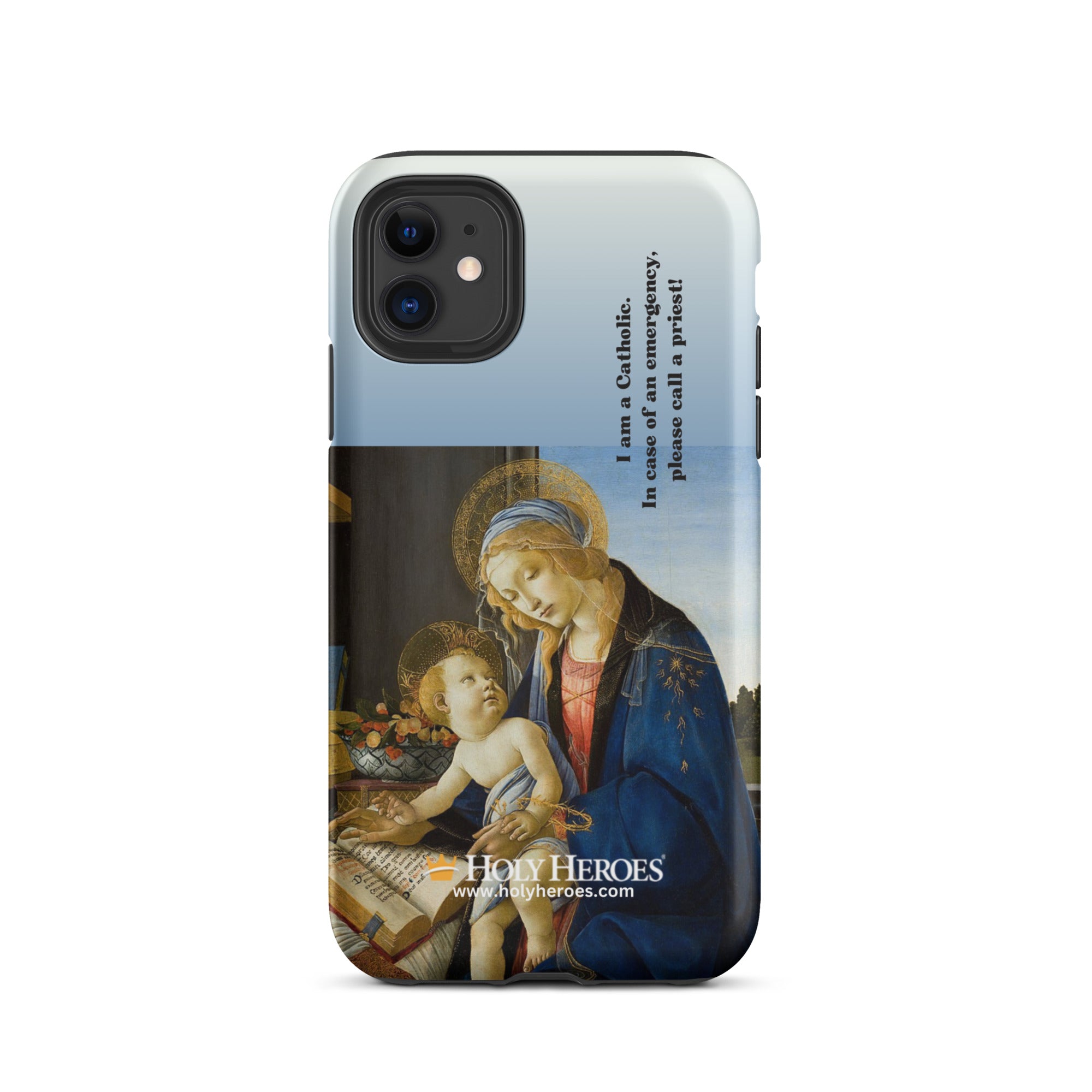 Our Lady & Baby Jesus "I am a Catholic" Tough Case for iPhone® – Holy ...