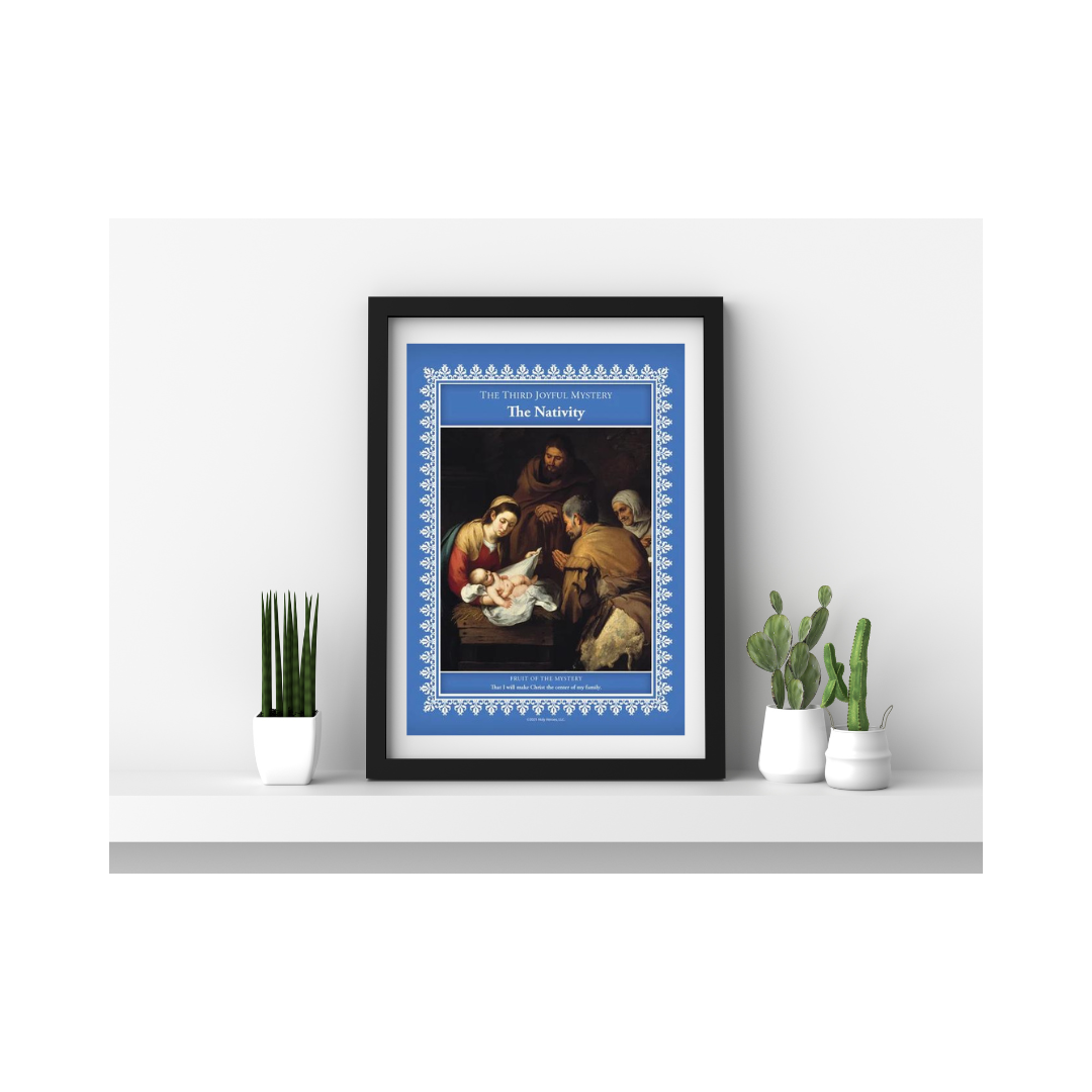 Mysteries of the Rosary Wall Posters - Sacred Art – Holy Heroes