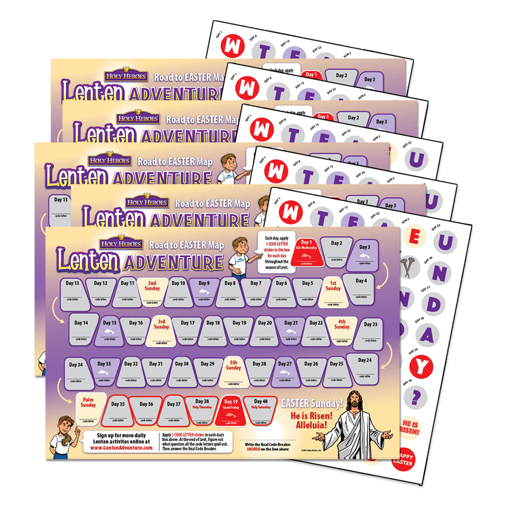 Lenten Adventure Activity Roadmap – Holy Heroes