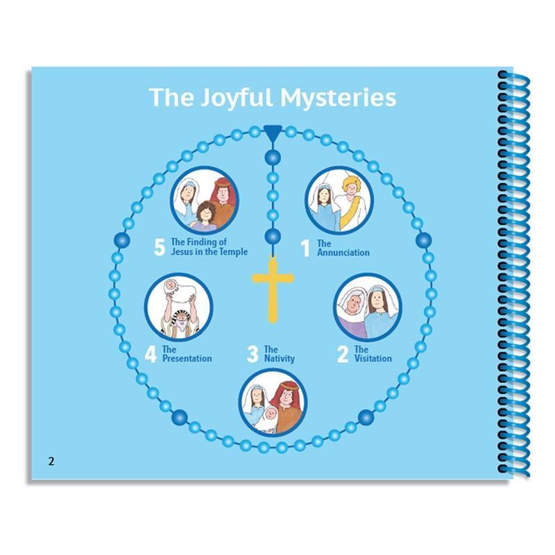 Joyful Mysteries Bead-by-Bead Picture Prayer Book - Rosary for Kids ...