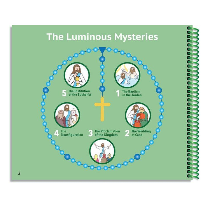 Luminous Mysteries Bead-by-Bead Picture Prayer Book - Rosary for Kids – Holy Heroes