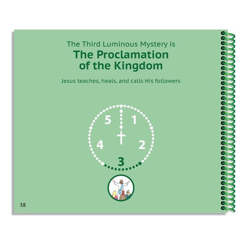 Luminous Mysteries Bead-by-Bead Picture Prayer Book - Rosary for Kids ...