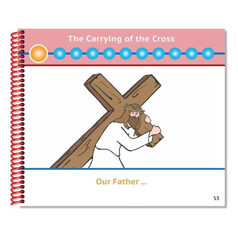 Sorrowful Mysteries Bead-by-Bead Picture Prayer Book – Holy Heroes