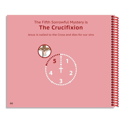 Sorrowful Mysteries Bead-by-Bead Picture Prayer Book – Holy Heroes