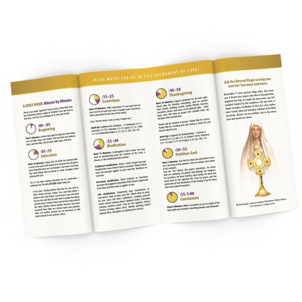 How to make a Holy Hour Pamphlet - Adoration Chapel Supplies – Holy Heroes