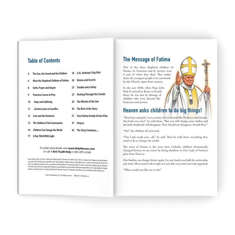 Fatima Family Handbook – Holy Heroes