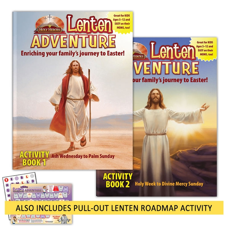 Lenten Adventure Activity Book 1 & 2 - Catholic Kids Lent Resources ...