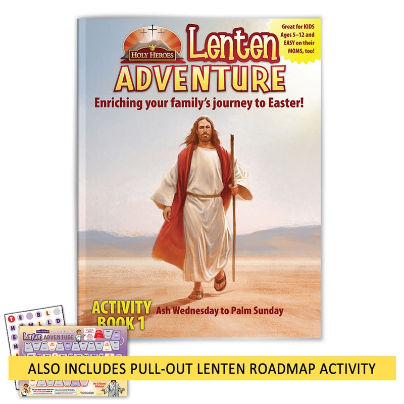 Lenten Adventure Activity Book 1 & 2 - Catholic Kids Lent Resources ...