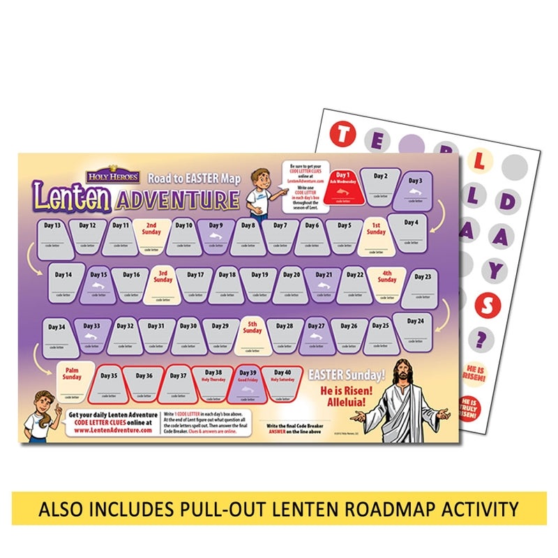 Lenten Adventure Activity Book 1 & 2 - Catholic Kids Lent Resources ...