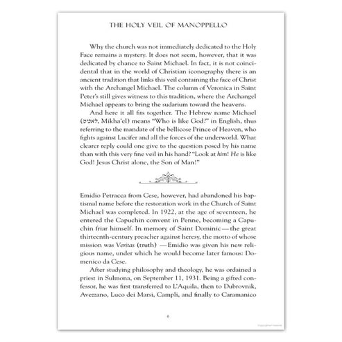 Holy Veil of Manoppello - relic of the Resurrection – Holy Heroes