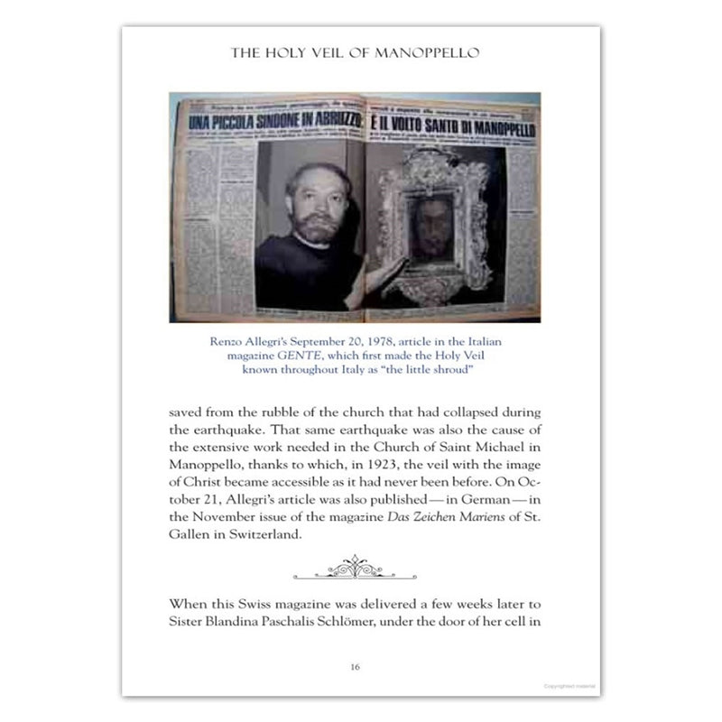 Holy Veil of Manoppello - relic of the Resurrection – Holy Heroes