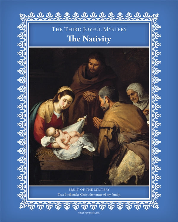 Mysteries of the Rosary Wall Posters - Sacred Art – Holy Heroes