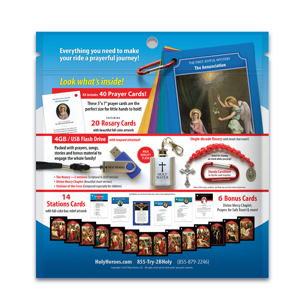 Family Prayer Kit (How to say Prayers while Traveling) – Holy Heroes