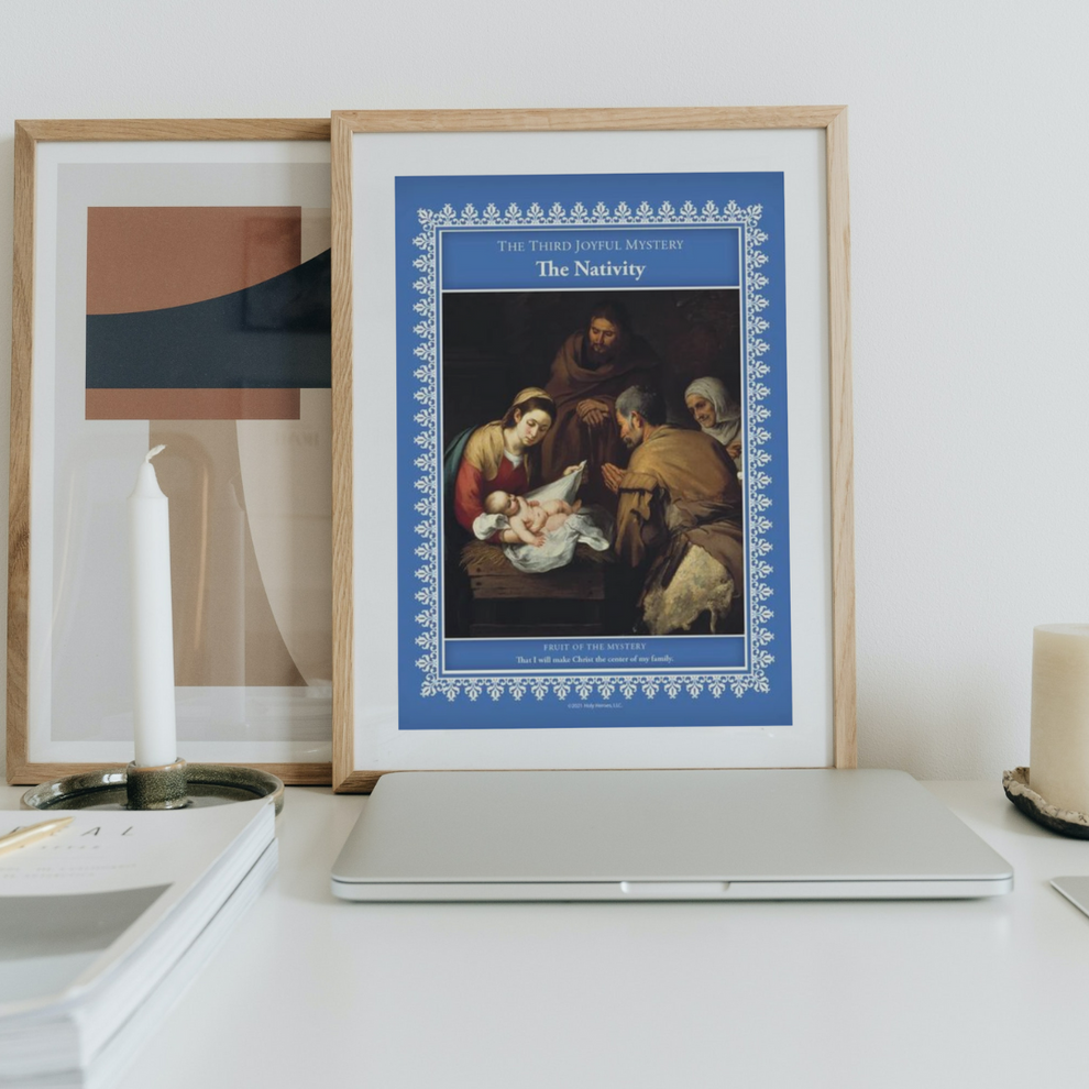 Mysteries of the Rosary Wall Posters - Sacred Art – Holy Heroes